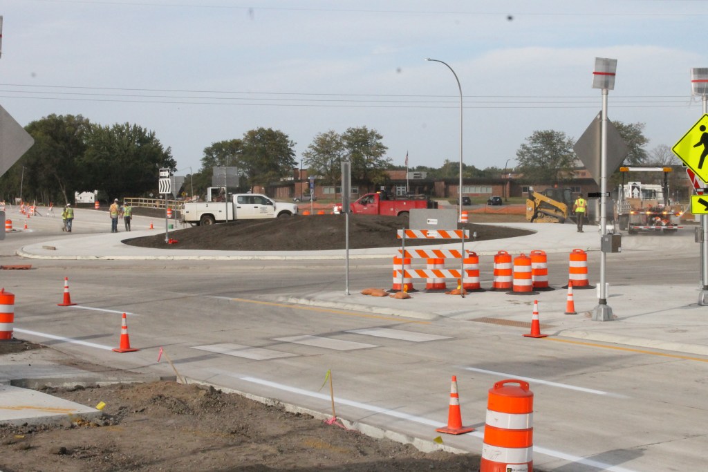 Roundabout at 41/10 Intersection Finally Opens to Traffic – Carver ...